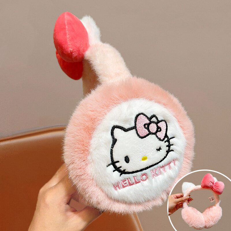 Оригинальные авторизованные детские наушники KT Cat для девочек, ветрозащитные наушники для студентов, зимние наушники для девочек против обморожения