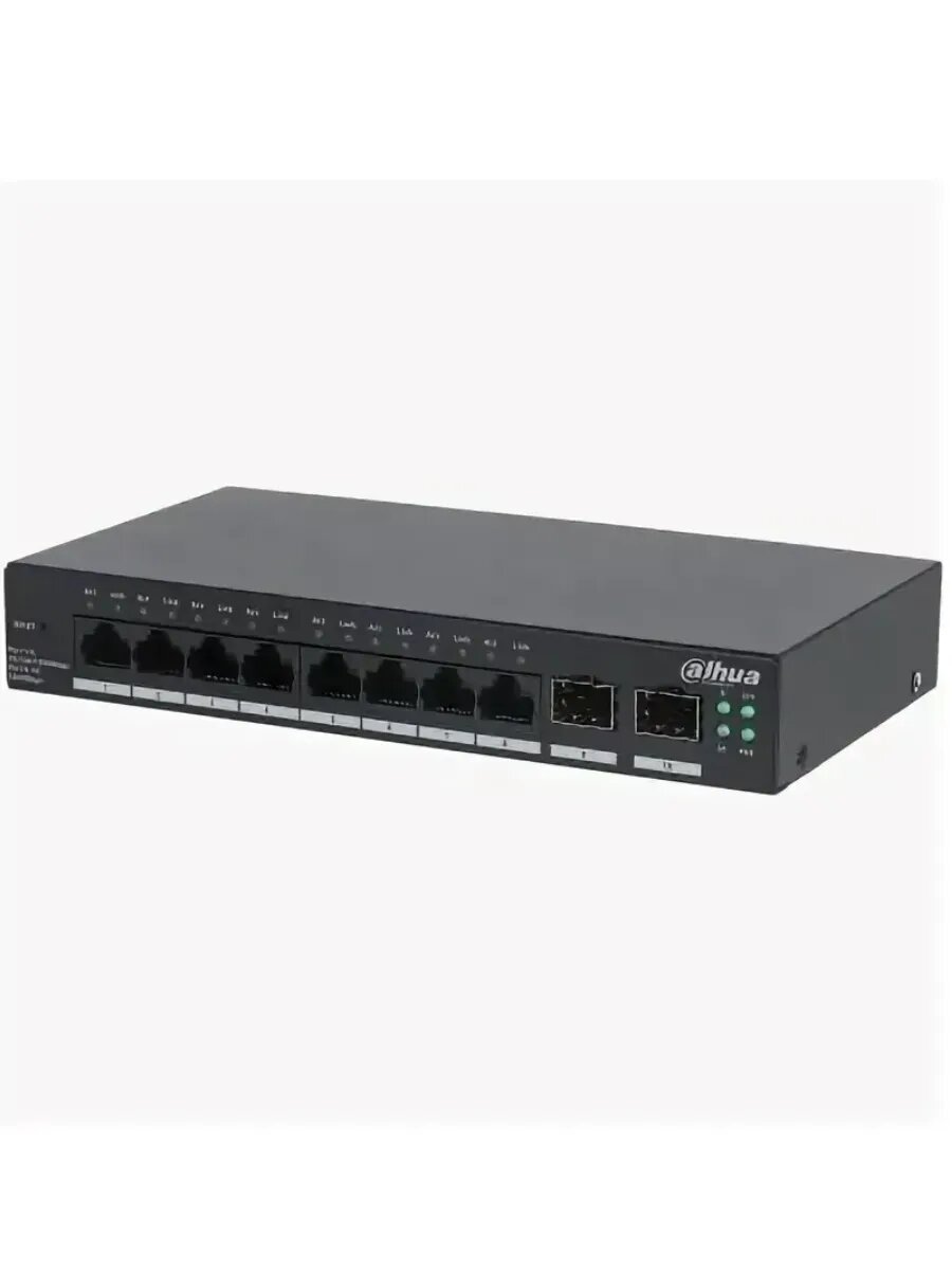 Коммутатор управляемый DH-CS4210-8GT-110 8x100Мбит/с 2xКомбо(1000BASE-T/SFP)