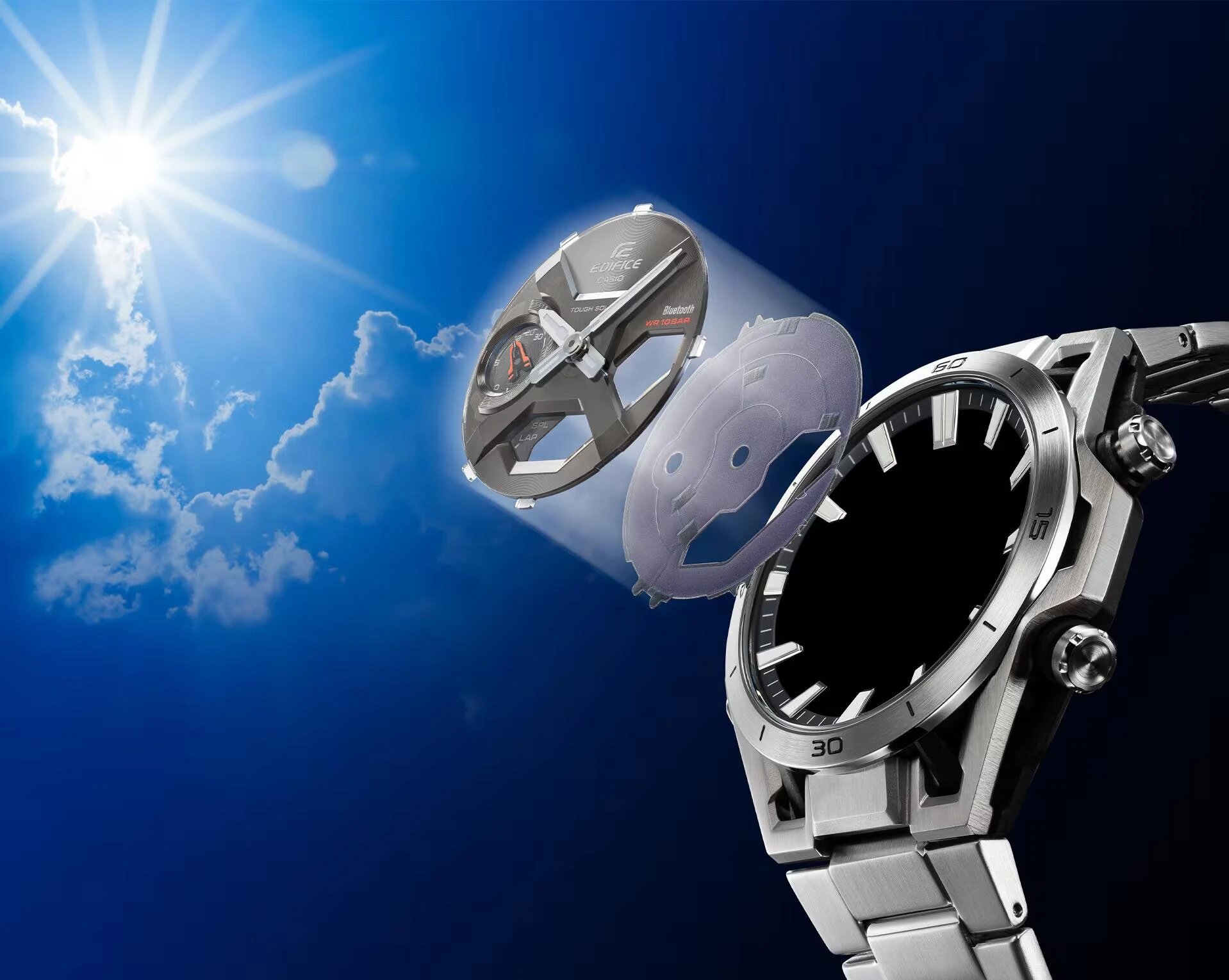 Наручные часы CASIO Edifice, синий — фото 1