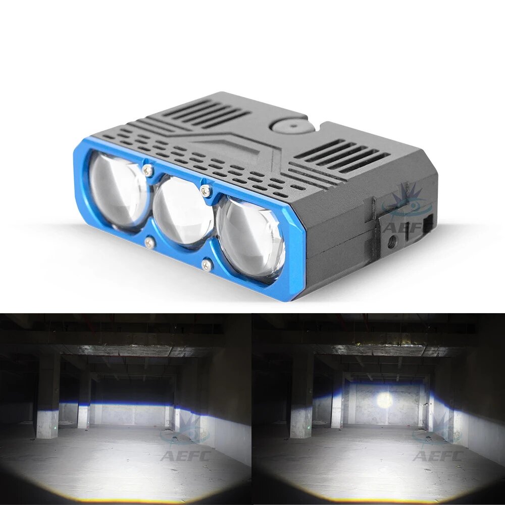 Светодиодный рабочий светильник 3x 12-24В, 6000K, Цвет: 1 PCS