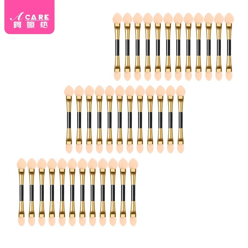 Маленький набор кистей для теней, 36 шт, различные материалы для растушевки и деталей макияжа