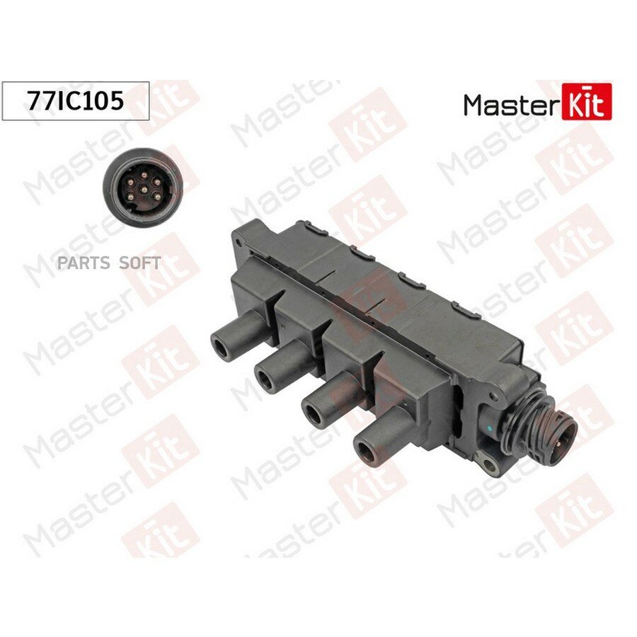 Катушка зажигания BMW E36/46/34 93- от официального дистрибьютора, MASTERKIT, артикул 77IC105