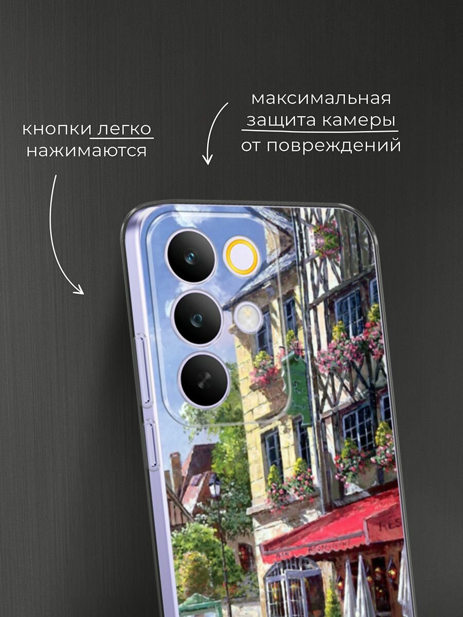 Чехол на Realme C85 Pro / Реалми C85 Про с принтом Старая улица — фото 1