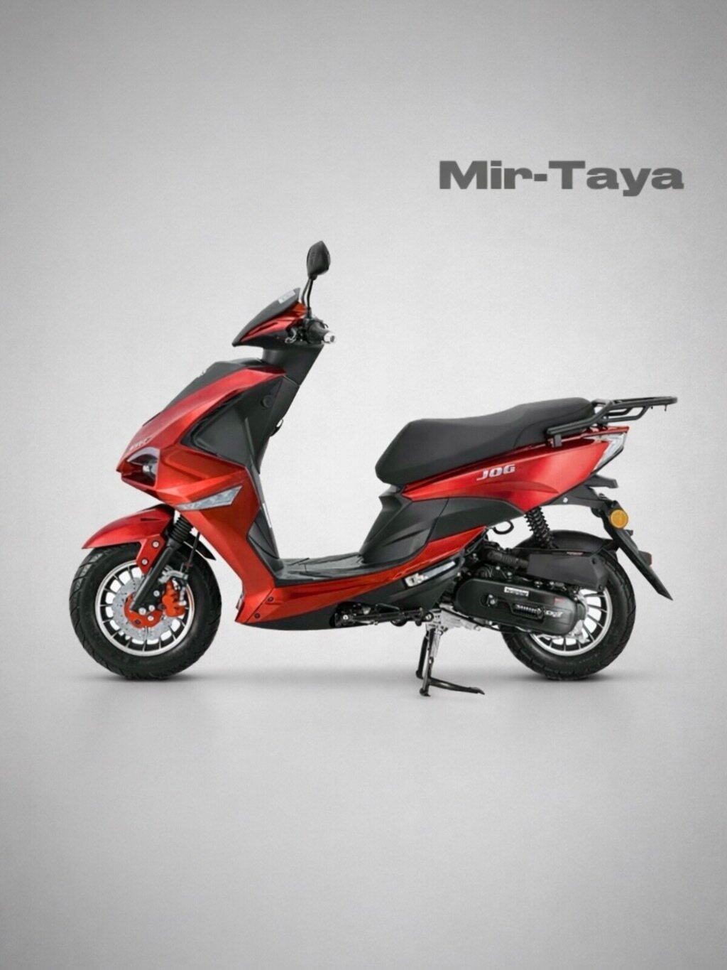 Скутер ROCKOT Jog, 49.6 куб. см, 2.85 л. с, четырехтактный, красный