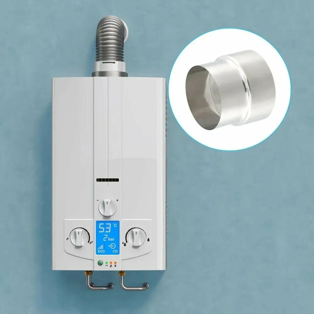 Уменьшение дымовой трубы, от 110 мм до 100 мм, из нержавеющей стали, Термостойкий редуктор ,