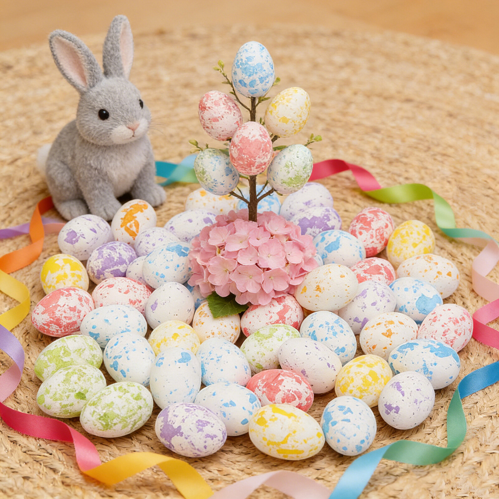 Разноцветные Пенные Пасхальные Яйца