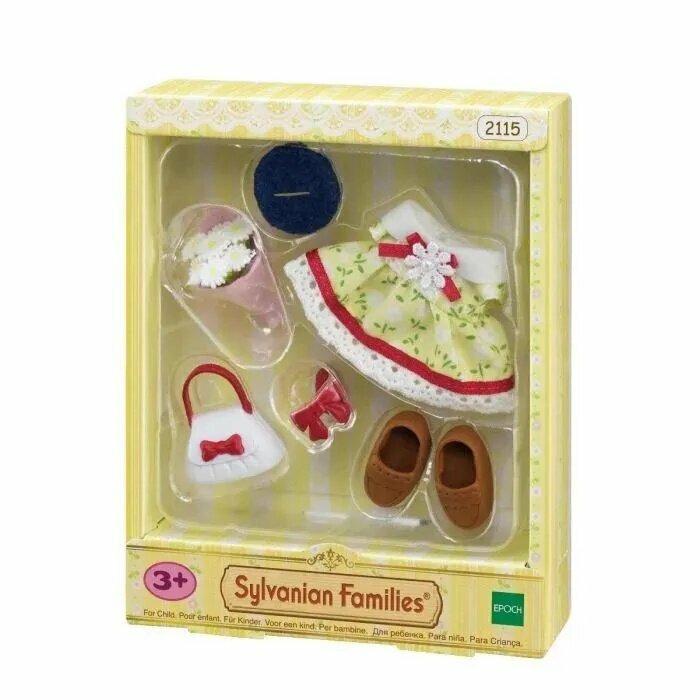Костюм для кукол, среднего размера, подходит для кукол-девочек Sylvan family