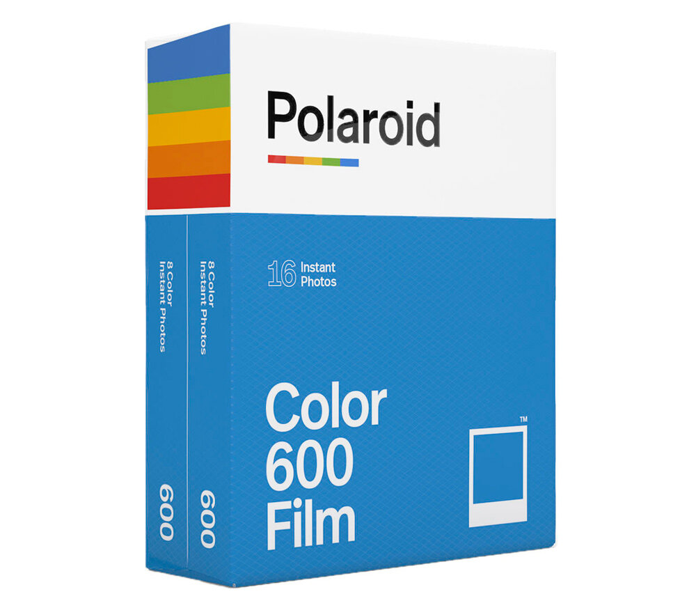 Эксклюзивный двойной комплект картриджей Polaroid 600, цветная пленка на 16 кадров