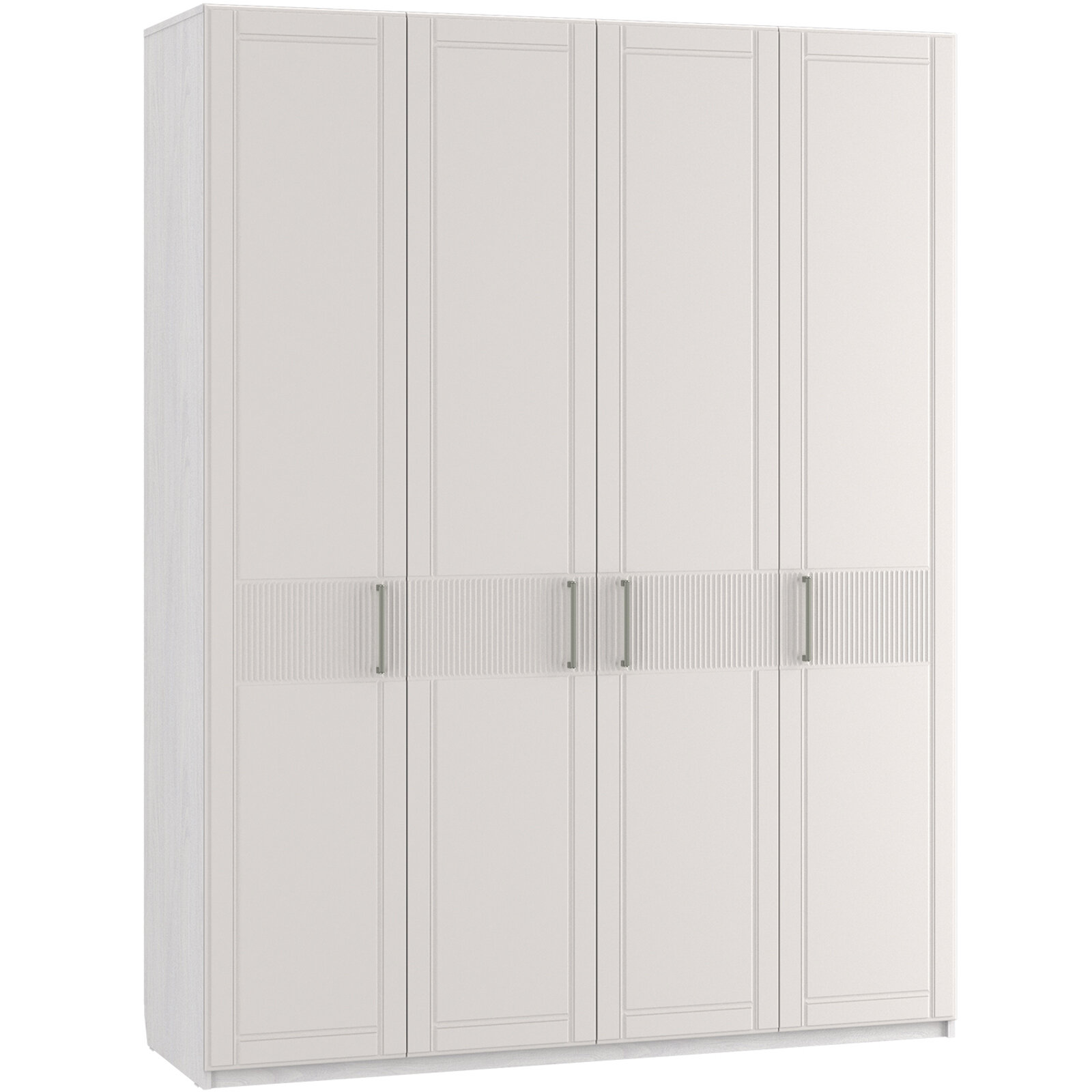 Шкаф для одежды Андрэа №24 (Шкаф 4-х створ.) (Ясень Анкор Светлый/Крем)