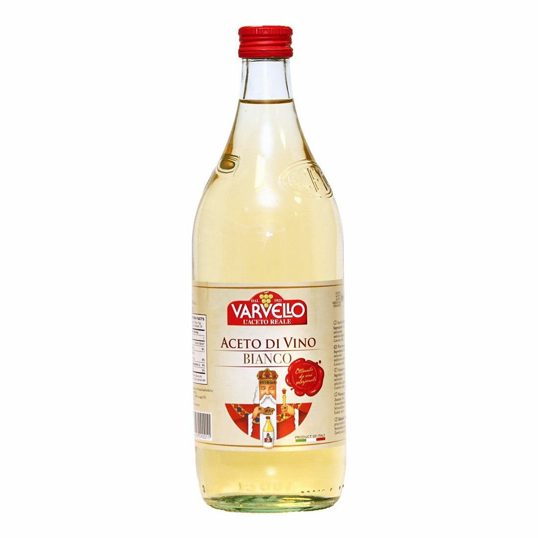 Уксус VARVELLO винный белый 6% 1л
