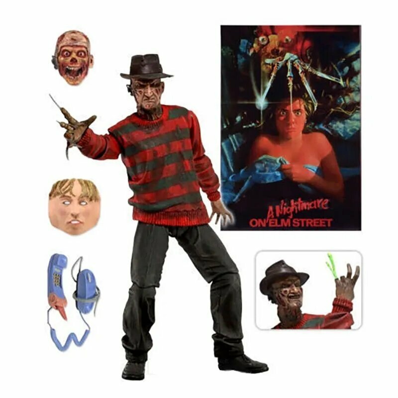 Коллекция Фредди Neca Ultimate по фигурке 7" Фредди Крюгера из улицы кошмаров.