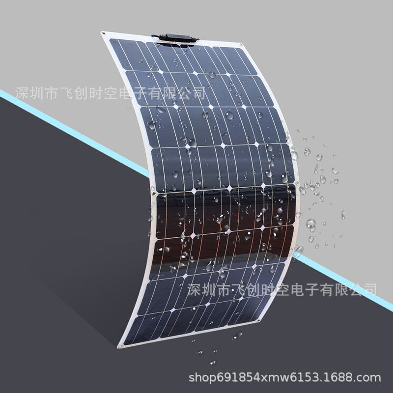 Солнечная панель 12 В 200 Вт 100 Вт 300 Вт Гибкий комплект фотоэлектрической системы зарядка солнечных батарей