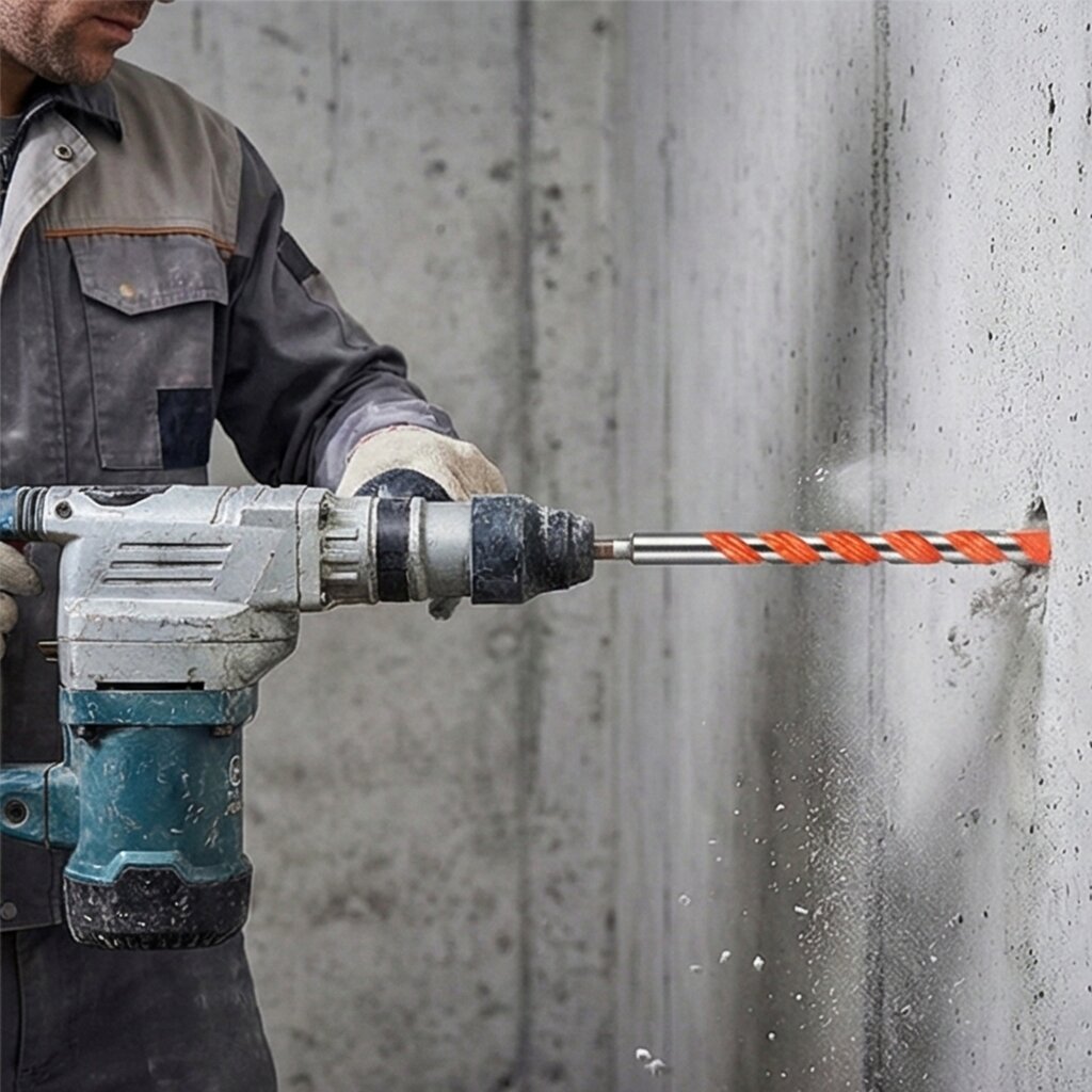 Карбидные сверла с шестигранным хвостовиком, 10 шт.