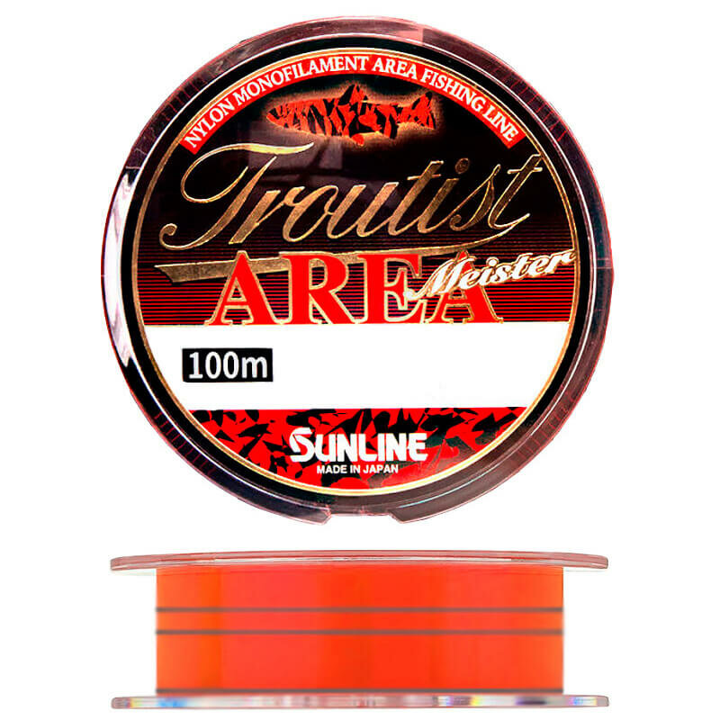 Леска Sunline Troutist Area Meister Flash Orange 100m #0.5 2.5lb