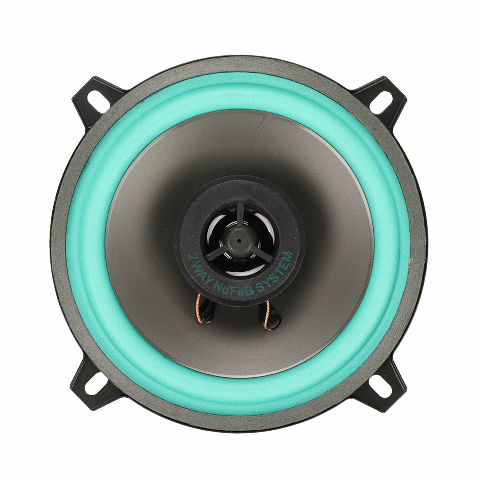 Автомобильный коаксиальный двухполосный динамик 100 Вт, среднечастотный, высокочувствительный, 5 дюймов, 5 дюймов, подходит для любых аудиосистем.