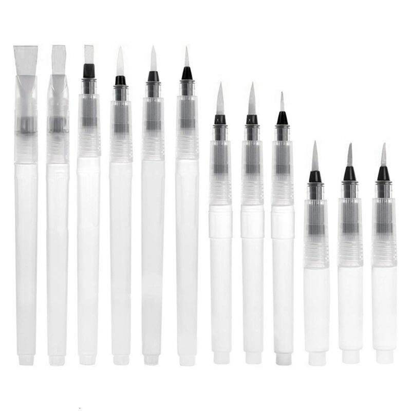 Акварельные кисти-перо, 12