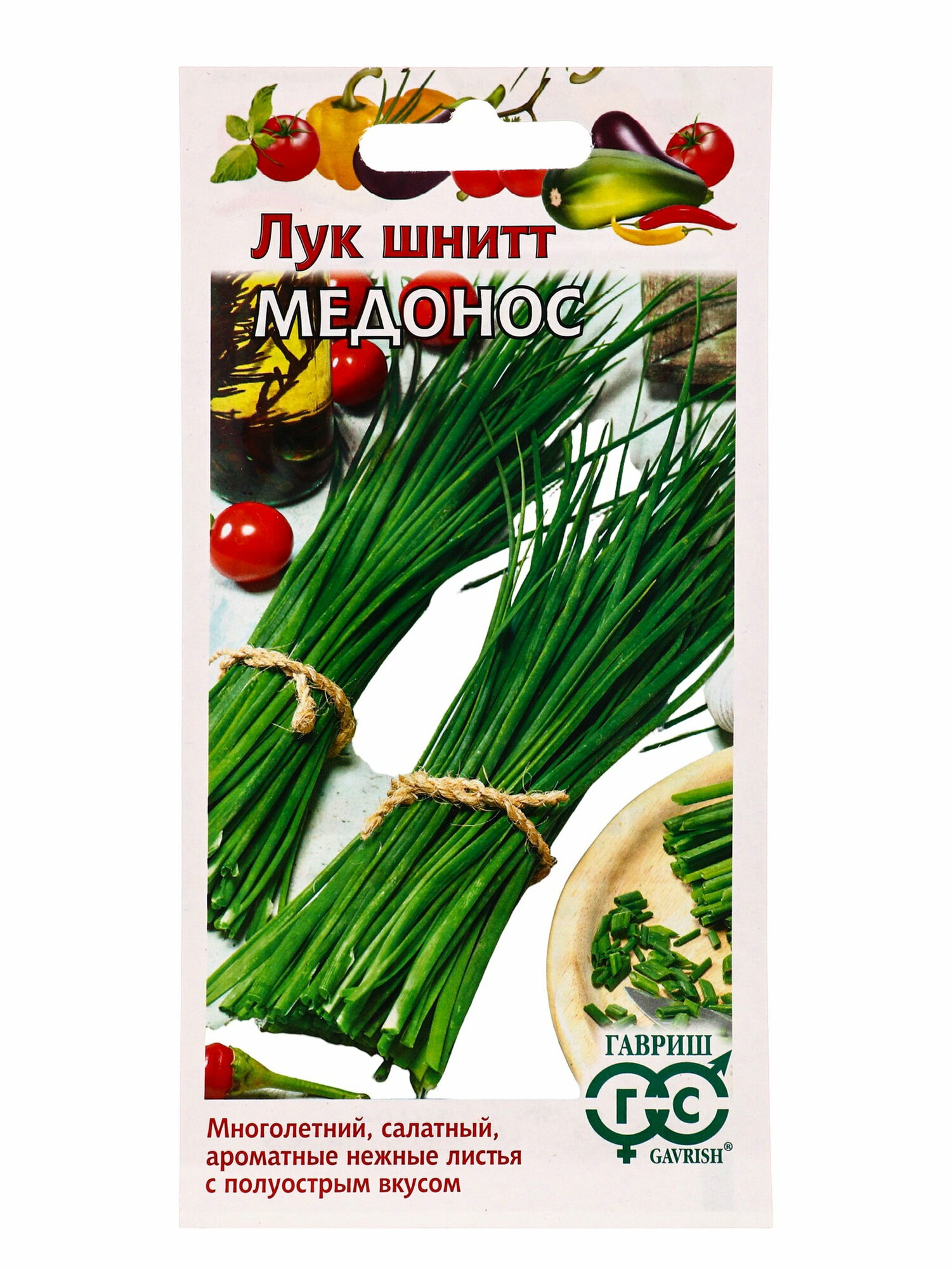 Семена Лук шнитт "Медонос", 0.5 г, посев (посадка) в грунт: апрель, 3 шт.