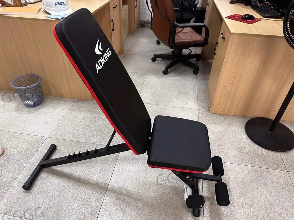 Силовая скамья "Складная", до 500кг, искусственная кожа, 106x106х36см