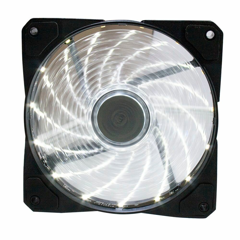 Вентилятор осевой EVERCOOL CLR12025LL12SA-WH 120x120x25 12В с белой подсветкой 2015959902