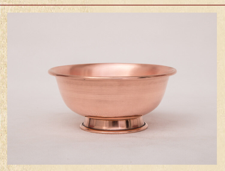 Производитель оптовых обеденных медных чайных наборов, различные спецификации и стили, утолщенная медная чаша, различные размеры и спецификации медной чаши