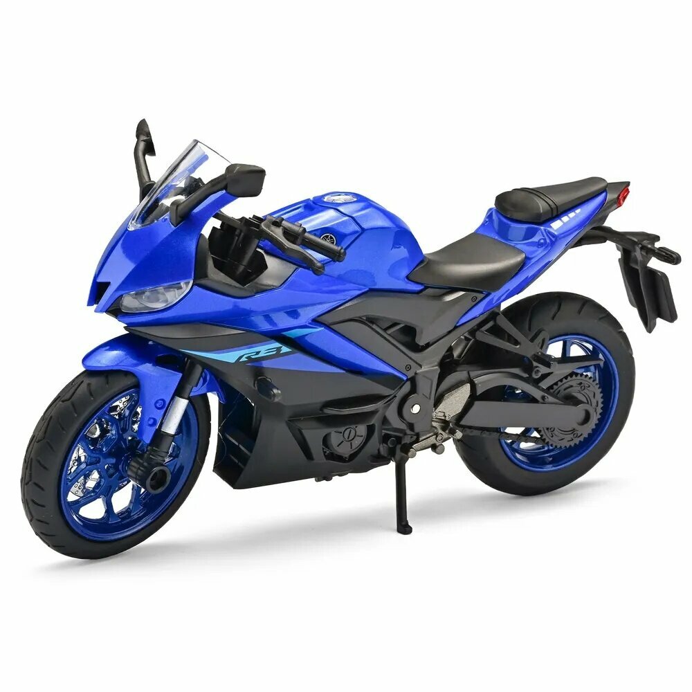 Игрушечный 1:12 Yamaha YZF R3 Спортивные гонки, Модель из сплава, Со звуком и светом, Коллекционные предметы