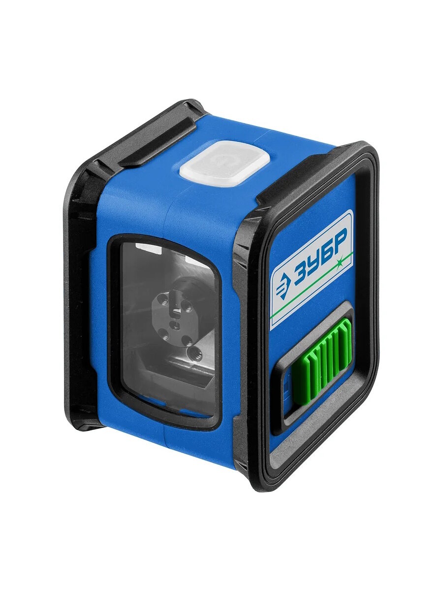 Нивелир лазерный ЗУБР крест 34900, линейный, 2 луча, зеленый