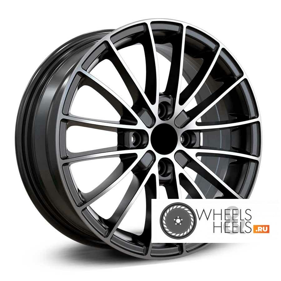 Диск автомобильный литой RST R034 14x5.5 4x98 et35 dia58.6 Черный с полированной лицевой поверхностью