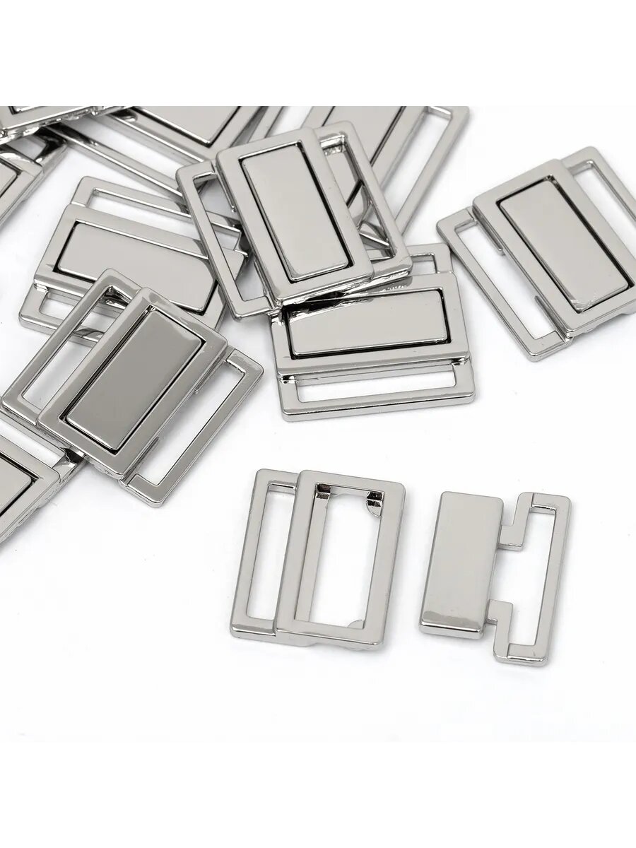 Застежка для купальников металл 10шт