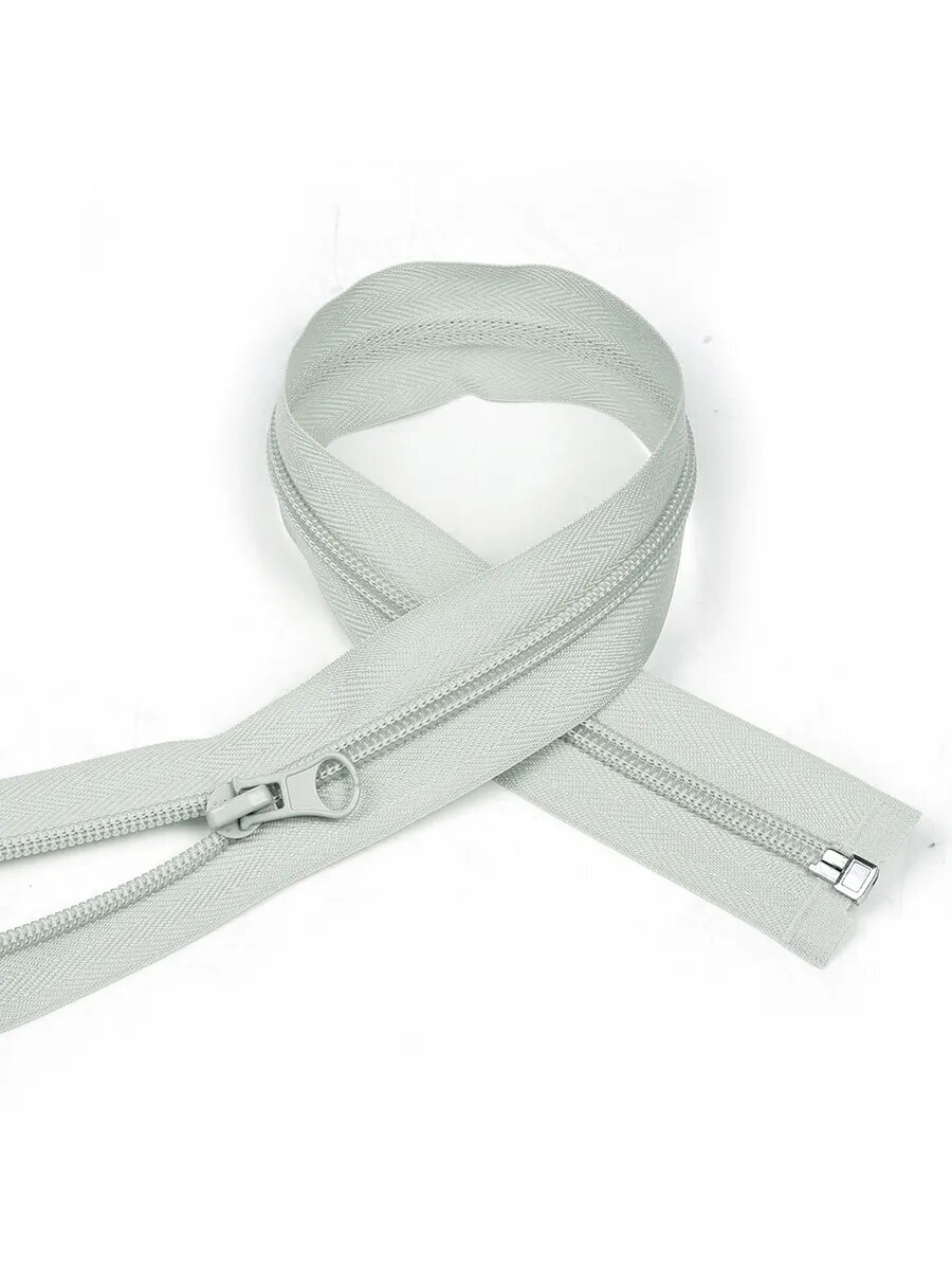 Молния спираль №5 85 см светло-серый 50 шт F314