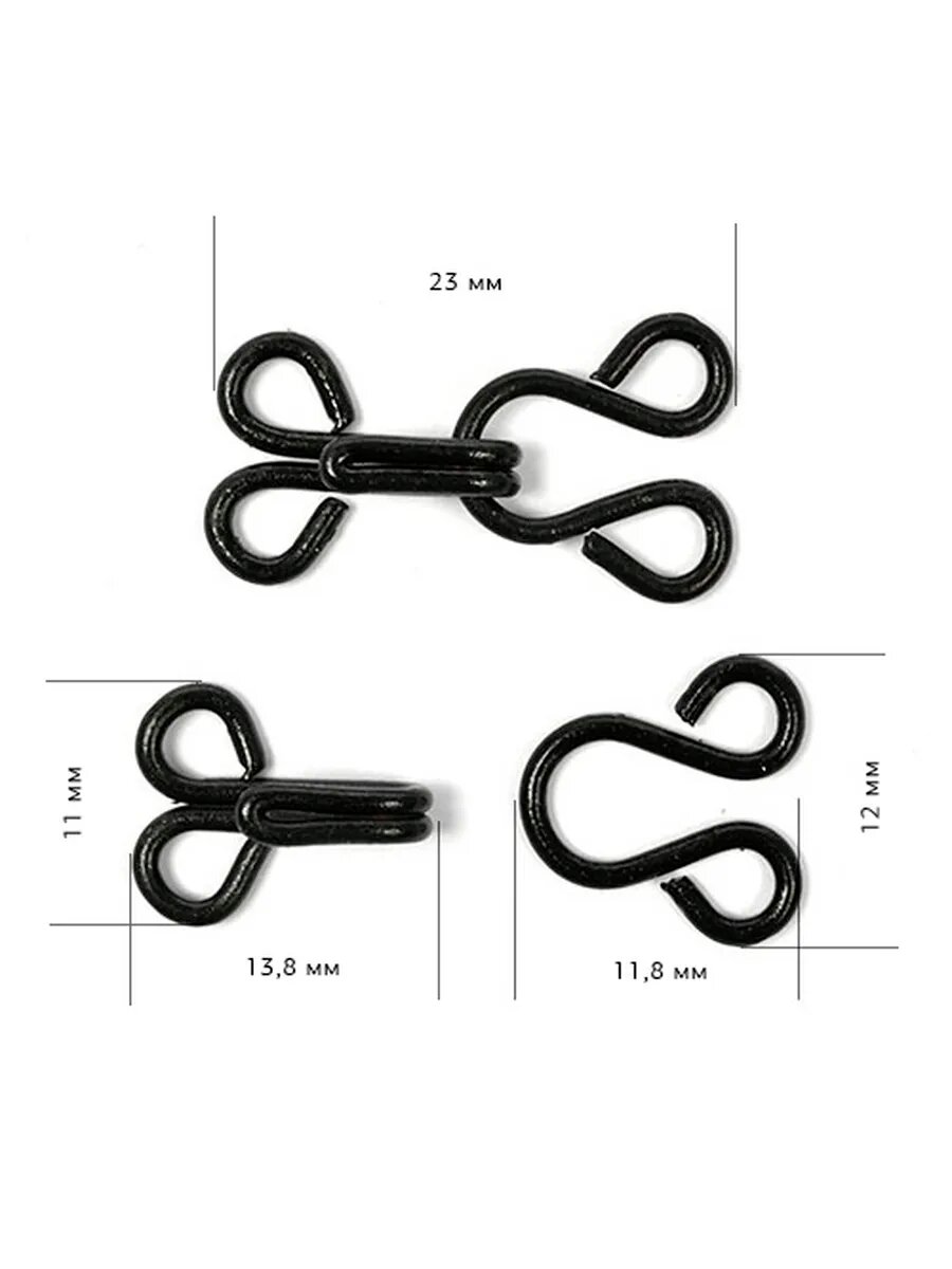 Крючки пришивные №4 23х12мм ТВ-НЕ-А уп. 400шт