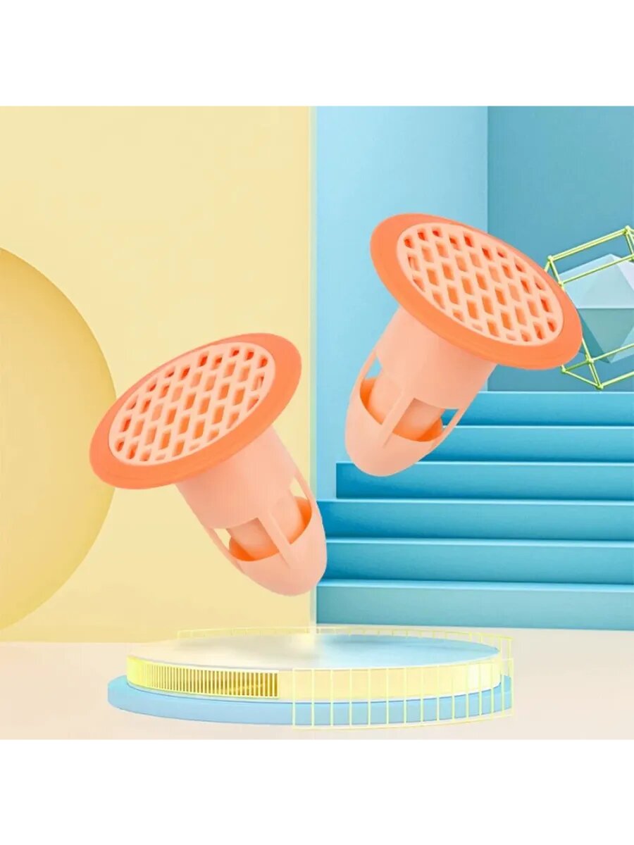 Baolian слив с фильтром, розовый, 2 шт, без запаха