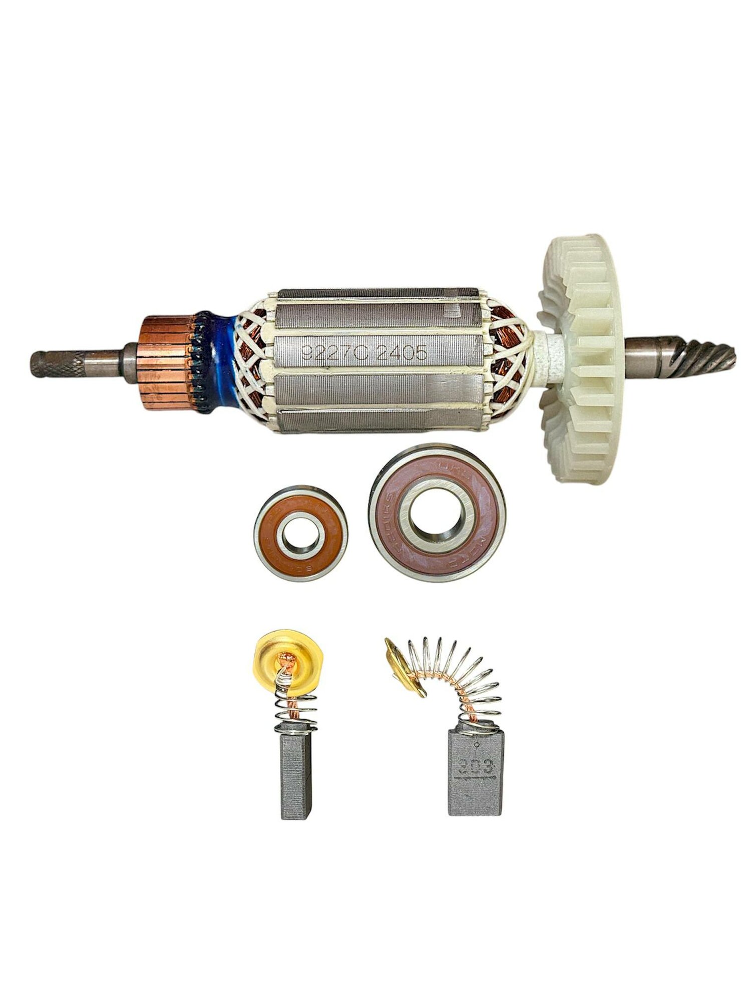 Ротор, Якорь для полировальной машины 9227CB / 9237CB + комплект подшипников и щеток.