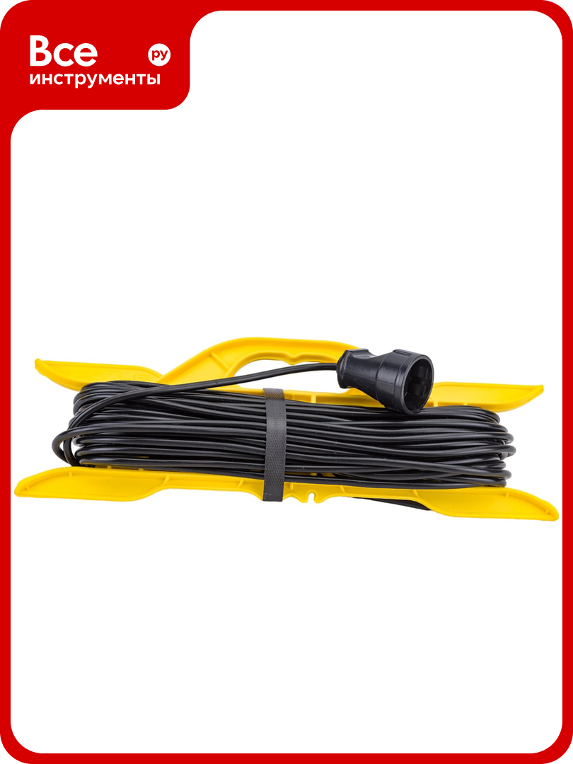 Удлинитель на рамке Stayer MF 207, 20 м, 2200 Вт, 1 гнездо, ПВС 2х0,75 мм2, 55018-20_z01