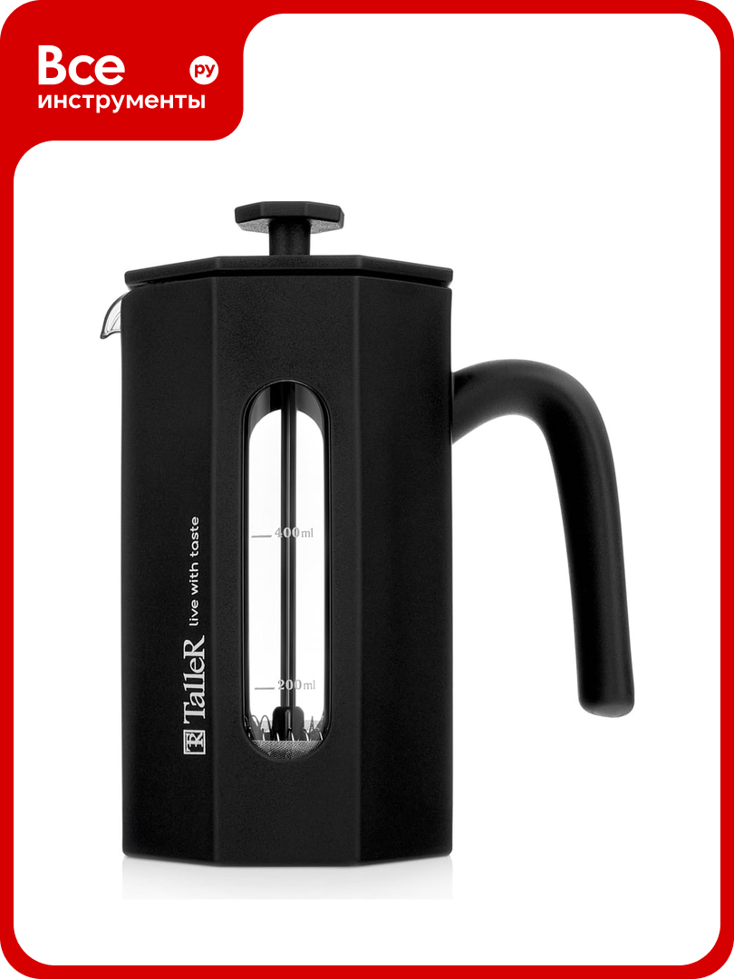 Френч-пресс TALLER 600 мл TR-32339