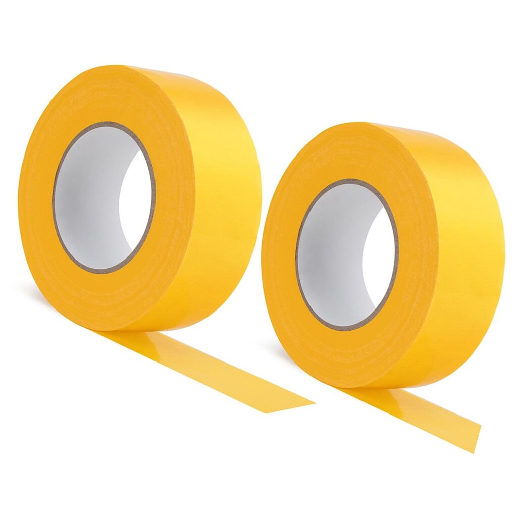 2 рулона ленты для разметки стадиона-желтая, 2 рулона размером 50х20 м