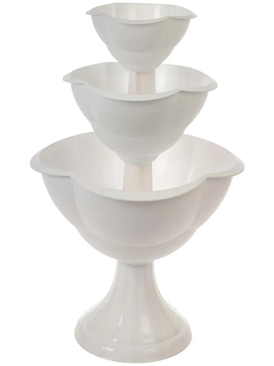 Клумба садовая пластиковая 3 яруса