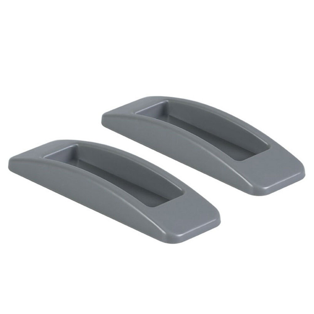 Дополнительное средство для двери, окна, ящика Punch Adhesive, ручка для двери, стиль Современный простой, материал ABS + клейкая основа, цвет Серый, Белый, Бежевый (по выбору), количество 2 штуки, размер 110*33 мм, вес упаковки 23 г, размер