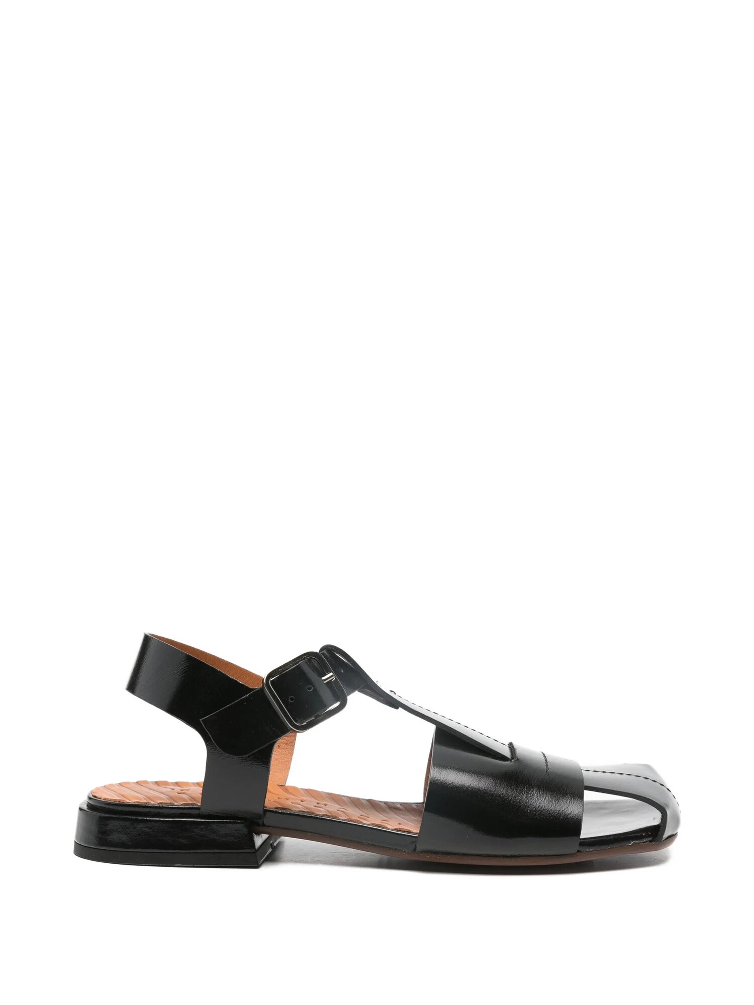 Туфли Square-toe leather pumps 