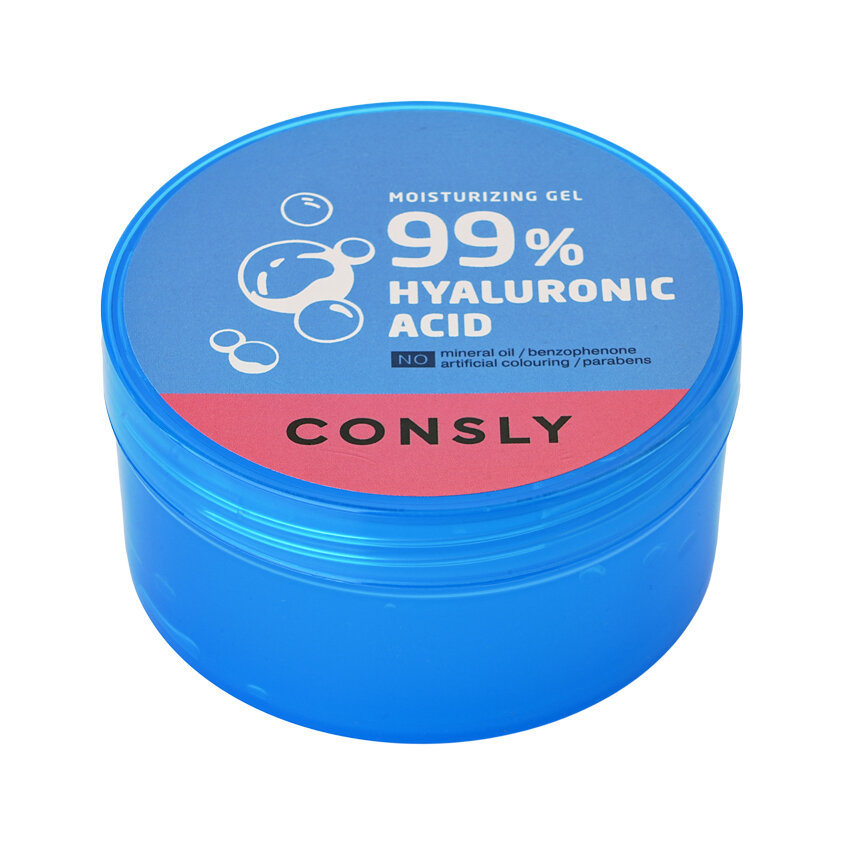 Гель для лица CONSLY увлажняющий с гиалуроновой кислотой 300 мл