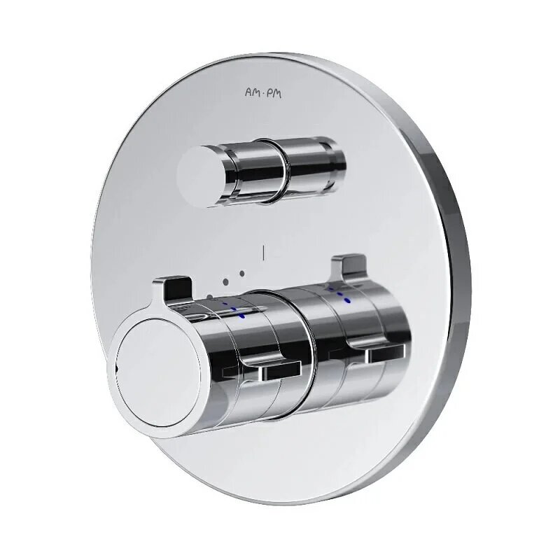 Смеситель для ванны на 2 потребителя термостат Am.Pm X-Joy F85A45600 хром