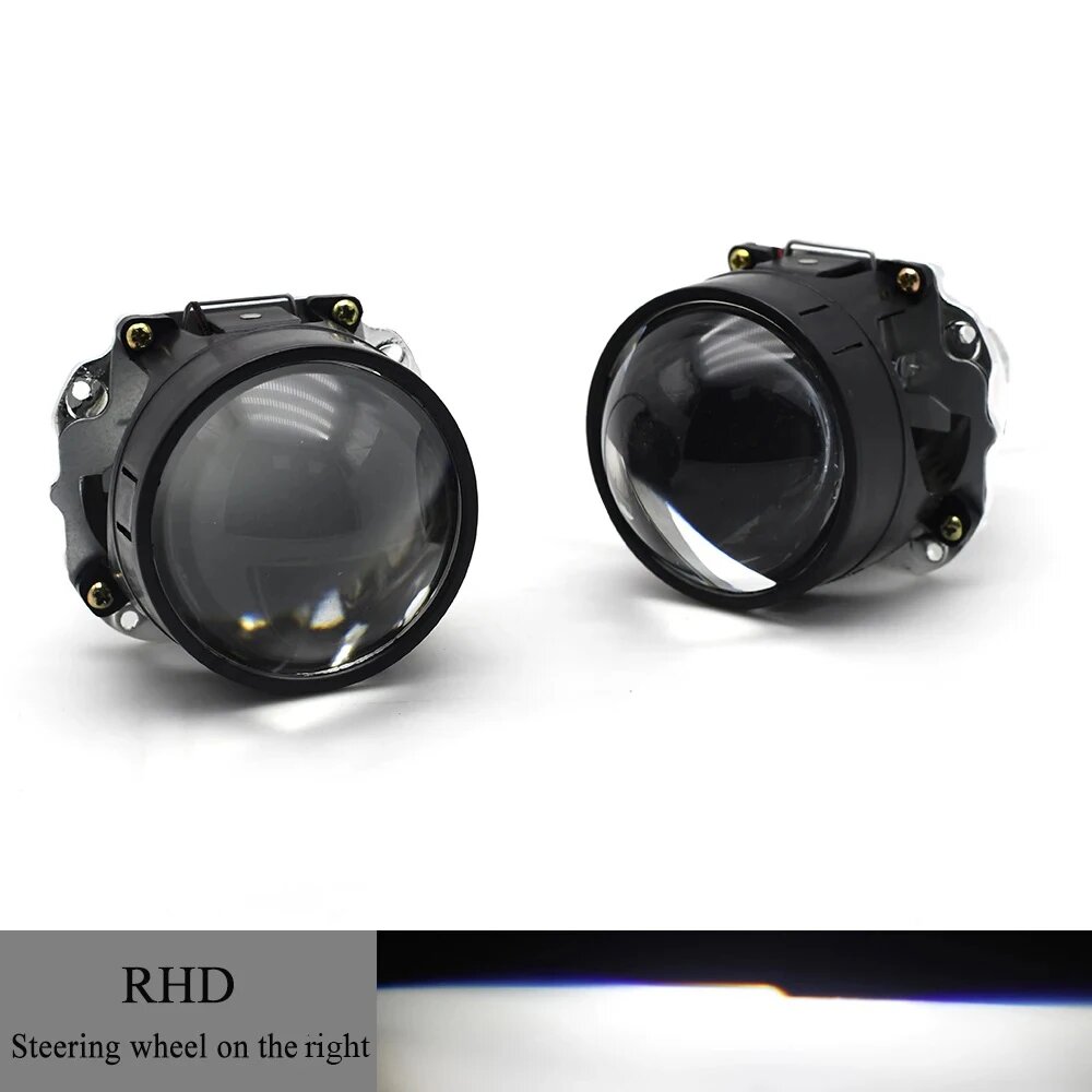 2,5 дюймовые мини линзы проектора Bi Xenon RHD LHD Fit H1 H4 H7 автомобильные фары 2 PCS RHD LENS
