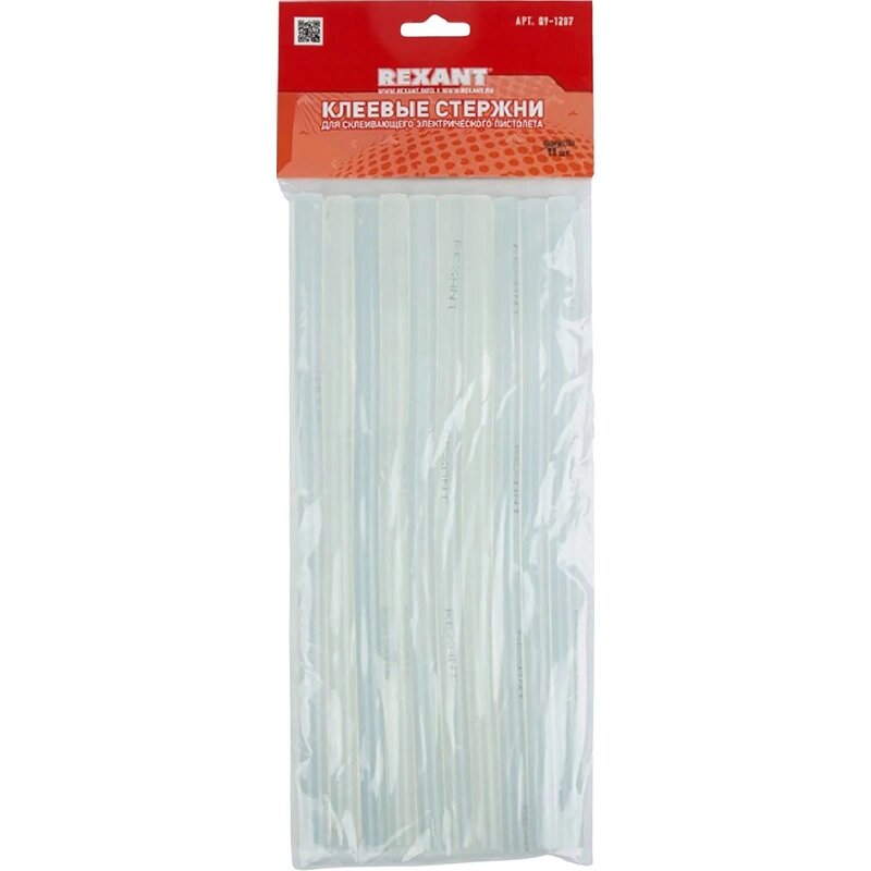 Стержни клеевые REXANT d1х2701мм, прозрачные, 10шт. (09-1270)