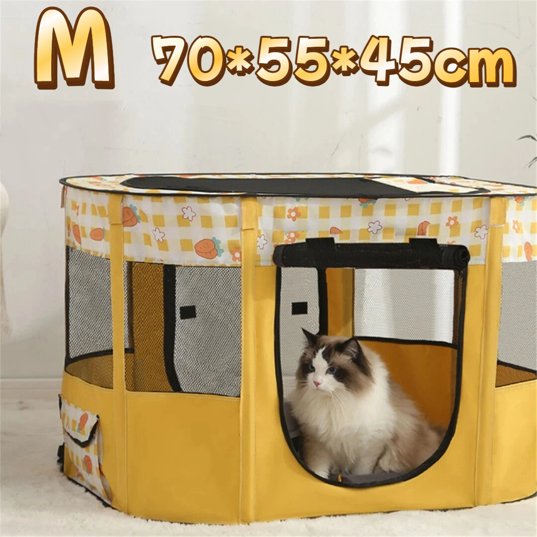 Переносной манеж-домик для кошек и собак, складной вольер для щенков и котят, родильное место для питомцев