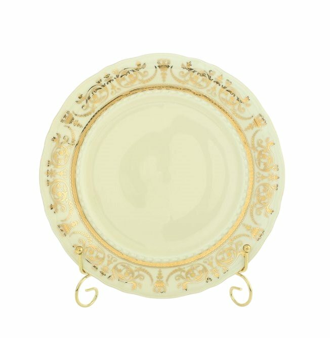 Тарелка 25 см 1 шт Leander "Соната /Золотая элегантность /СК" / 341832