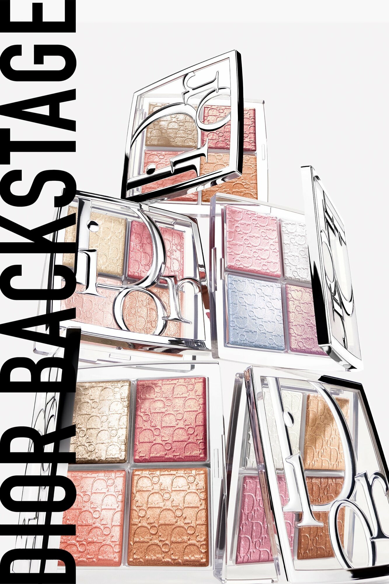 Палетка хайлайтеров и румян Dior Backstage Glow Maximizer 001 Universal 2025 года