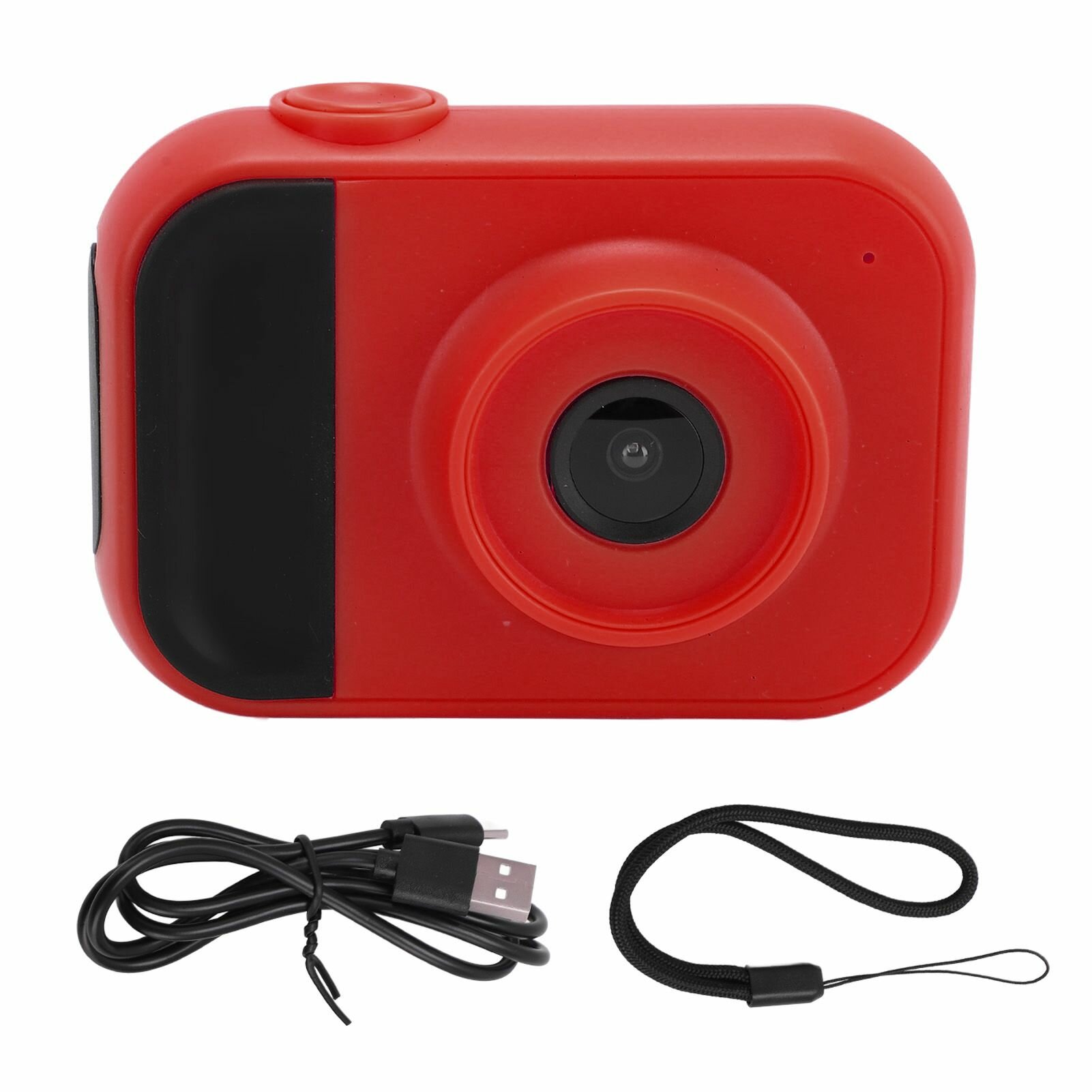 Симпатичная цифровая камера 24MP HD 4X цифровой зум водостойкая ударопрочная автофокусная компактная камера с 2,0-дюймовым экраном для подарков на день рождения красная