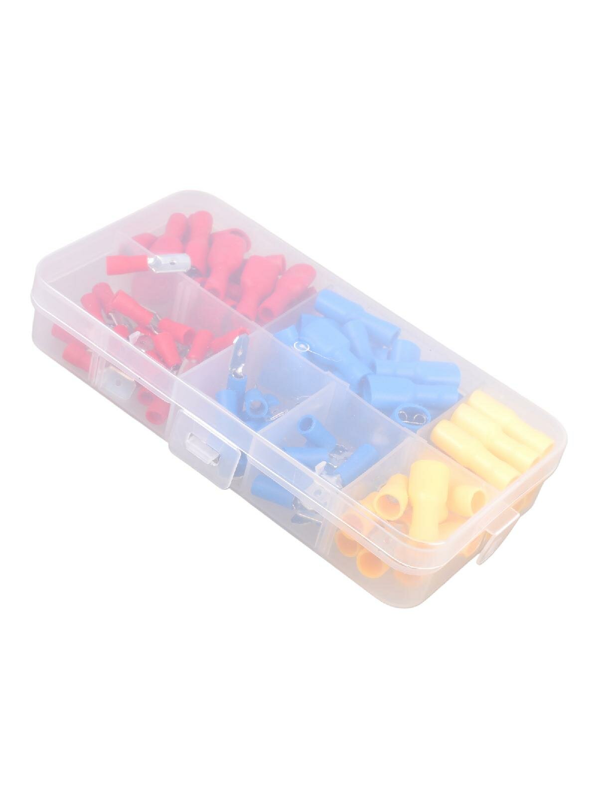 Упаковка из 100 штук, вставные шпунтовые клеммы, клеммные колодки холодного прессования, листовые обжимные клеммы