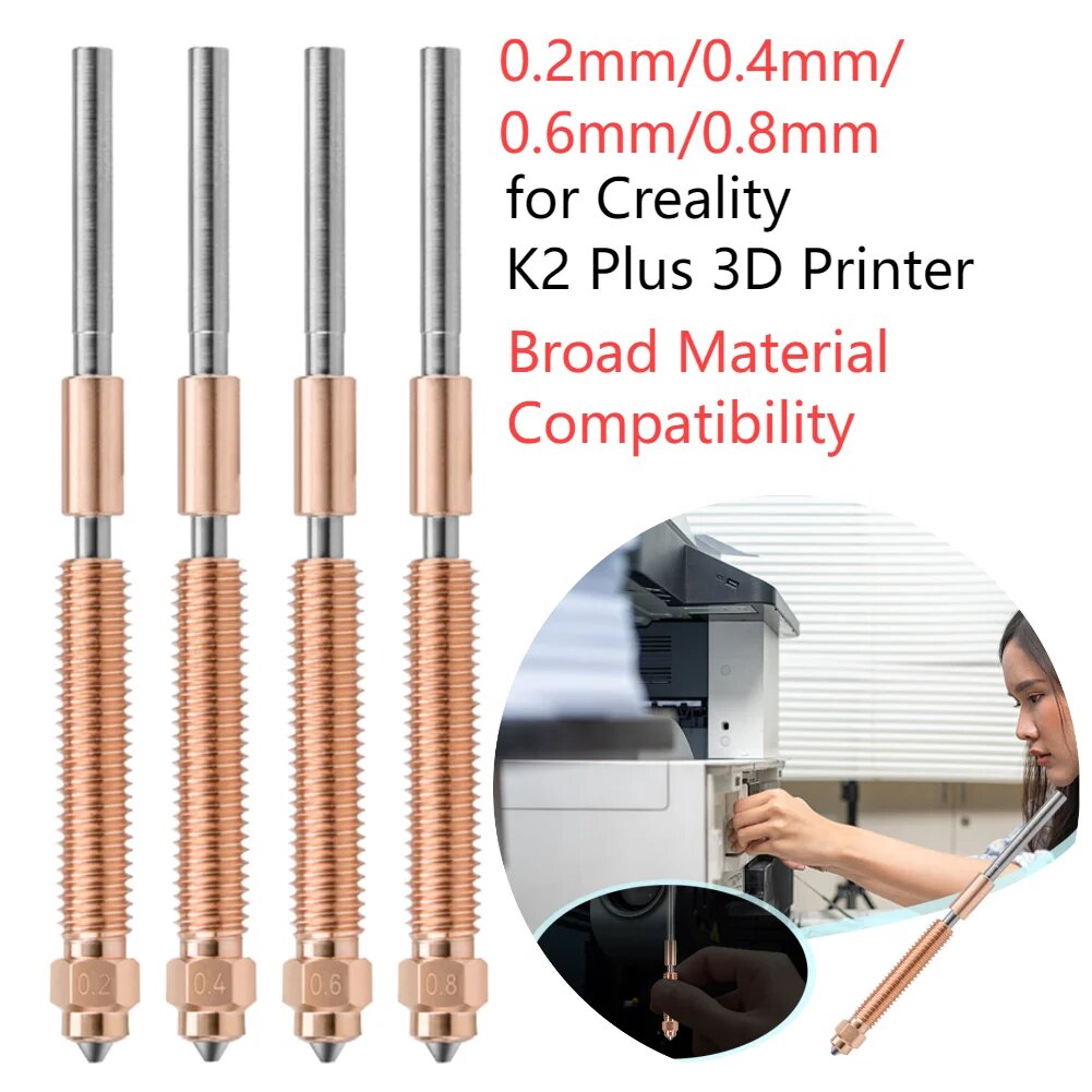 Сопло для 3D-принтера Creality K2 Plus, 0.4mm, 1pcs — фото 1
