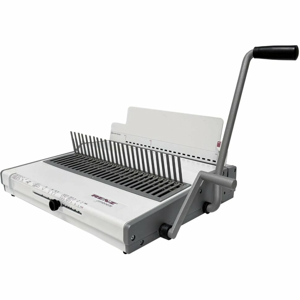 Брошюровщик Renz Combinette, А4, 25л./500л, пл. пруж, 108686