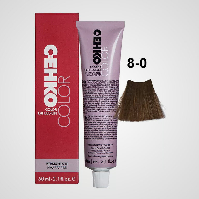 Color Explosion Крем-краска для волос 8/0 60 мл C: EHKO Color Explosion Краска 60 мл